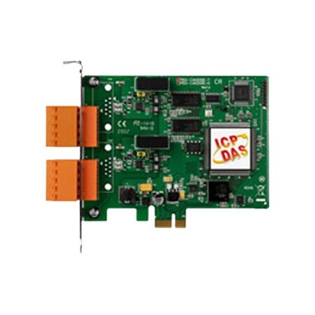Icp Das 2 Port Isolated Protection CAN Communication with screw terminal, PCI Express Versio PEX ...